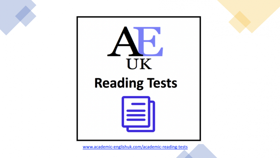 Academic Reading Tests - Academic English UK