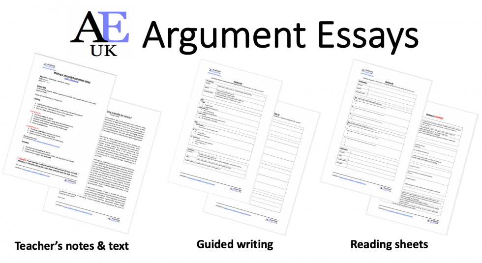 Argument essay writing (basics) - Academic Writing Skills