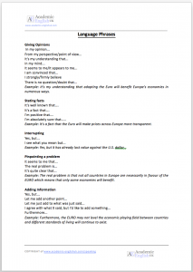 Academic Speaking - Academic English UK