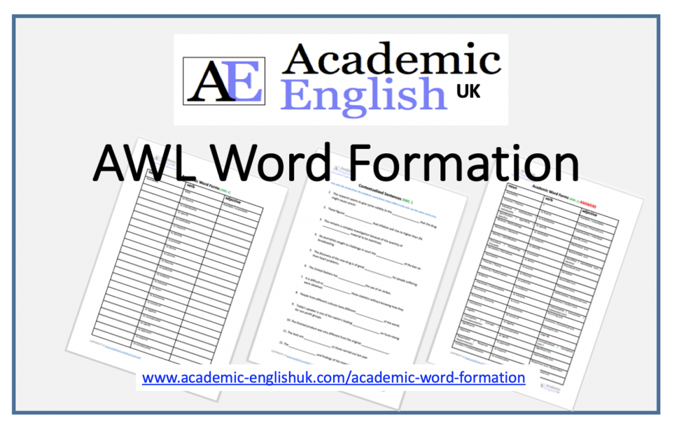 Academic Word List Archives - Academic English UK