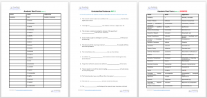 Academic Word List (AWL): AWL lessons & AWL Worksheets