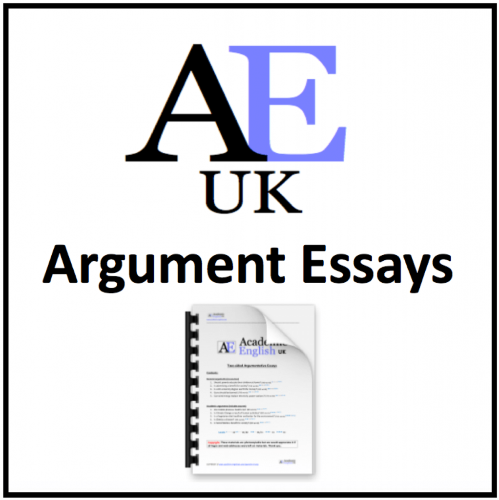 One-Sided Argument Essays - Academic English UK