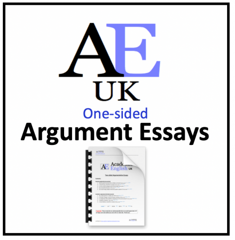 One-Sided Argument Essays - Academic English UK
