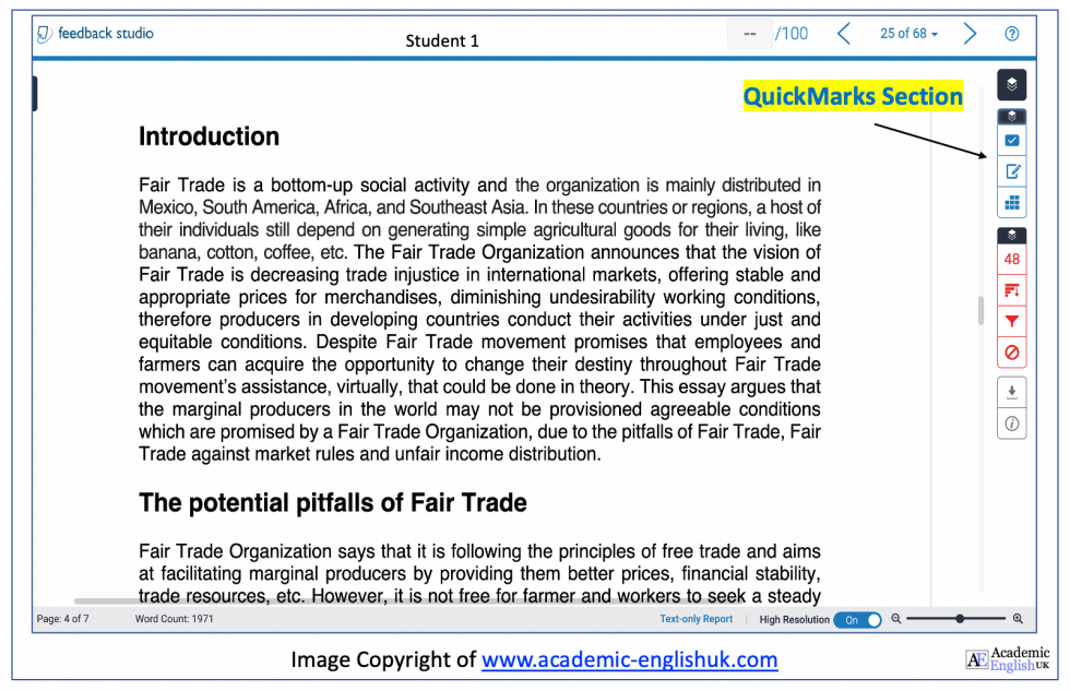Turnitin Quickmarks - Academic English UK