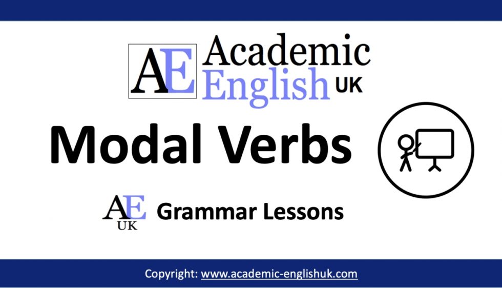 Academic Modal Verbs - Academic English UK