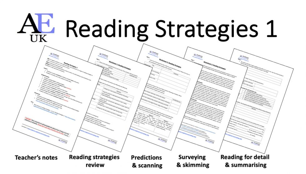 Reading Strategies - Academic English UK