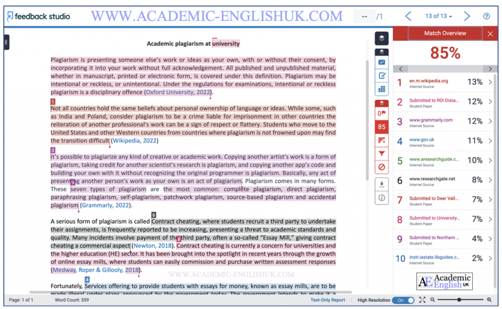 Academic Plagiarism - Academic English UK