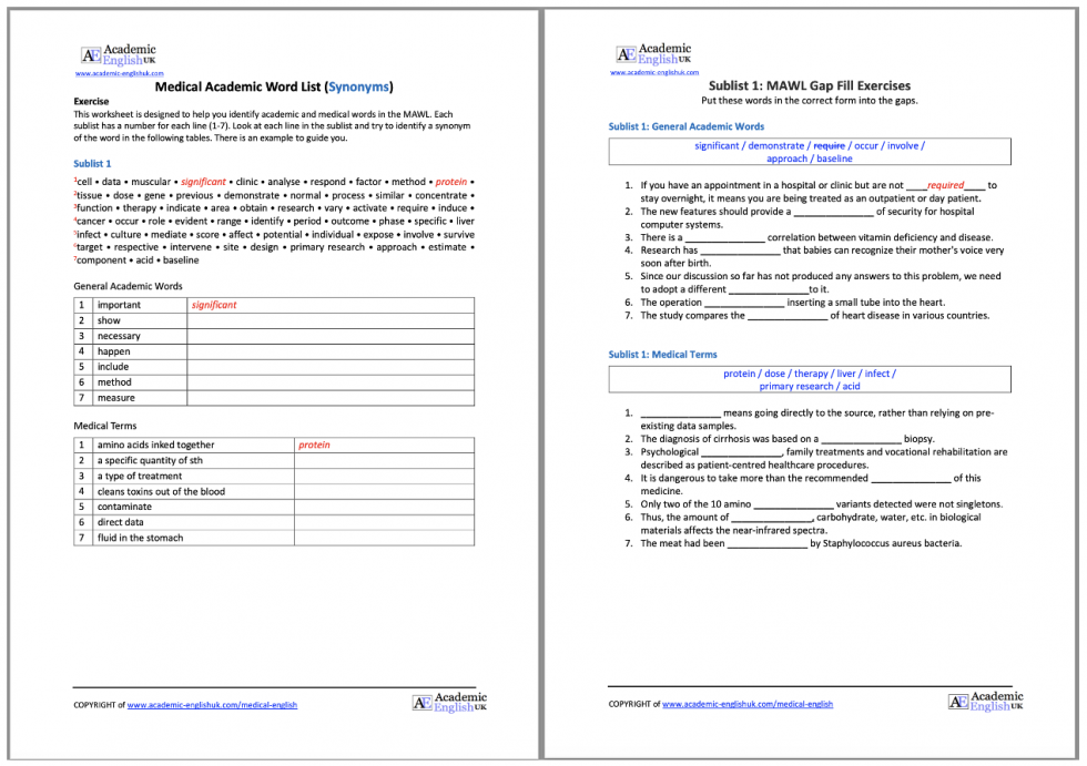 Medical English Lessons - Academic English UK