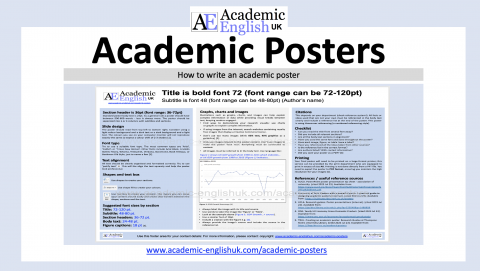 Academic Posters - Academic English UK