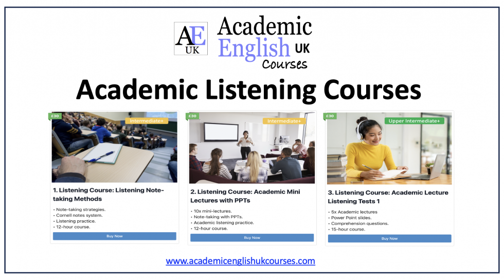 Academic English Courses - Academic English UK