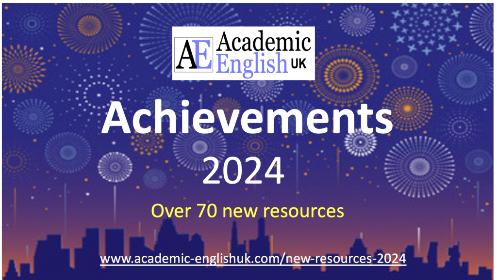 Achievements 2024 - Academic English UK